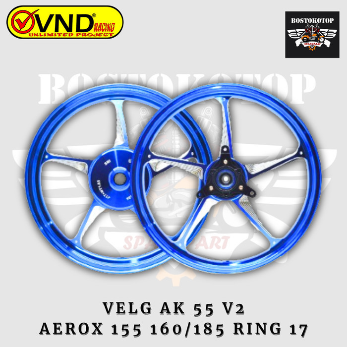 Jual VND Velg Racing Enkei Tipe AK 55 V2 Ukuran 160 185 Ring 17 Aerox 155 Old All New Aerox ...