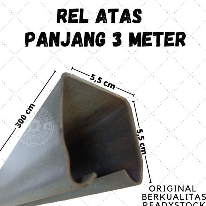 Jual Rel Atas Besar Pintu Besi Rel Henderson Pintu Lipat Sliding - 3 ...