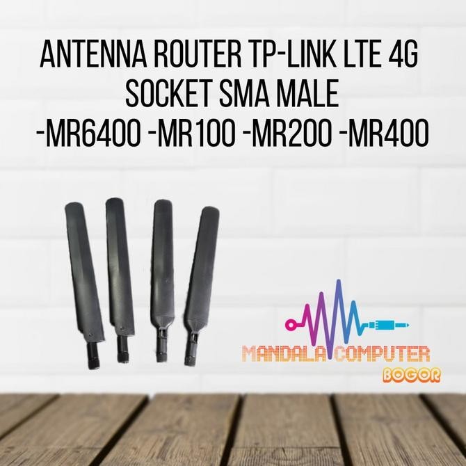 Jual Antena Wifi Modem Router 3G 4G LTE sma male 5dBi Tp Link MR6400 ...