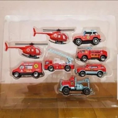 Jual Fhare Super Diecast Pemadam Kebakaran Set Fire Rescue Mainan ...