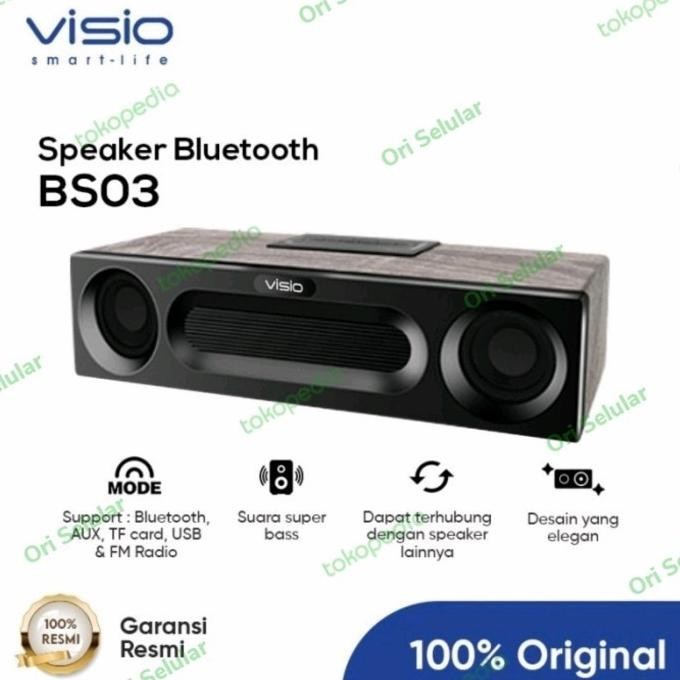 Jual TERJANGKAU SPEAKER VISIO +FM RADIO BLUETOOTH 2807T | Shopee Indonesia