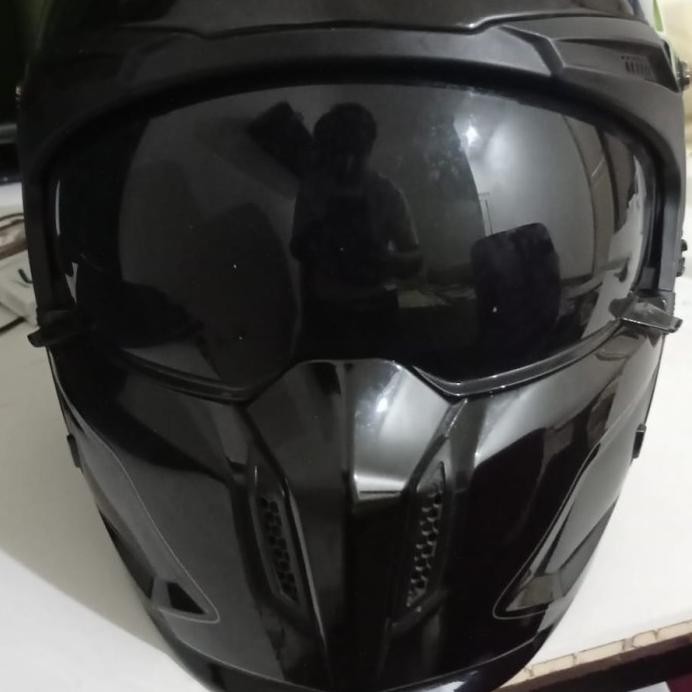Jual HELM MT STREETFIGHTER SV BLACK GLOSSY HELM MODULAR CROSSOVER ...