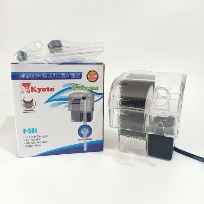 Jual Filter Gantung Ultra Tipis P-501 Kyoto Filter Akuarium Mesin Pompa ...