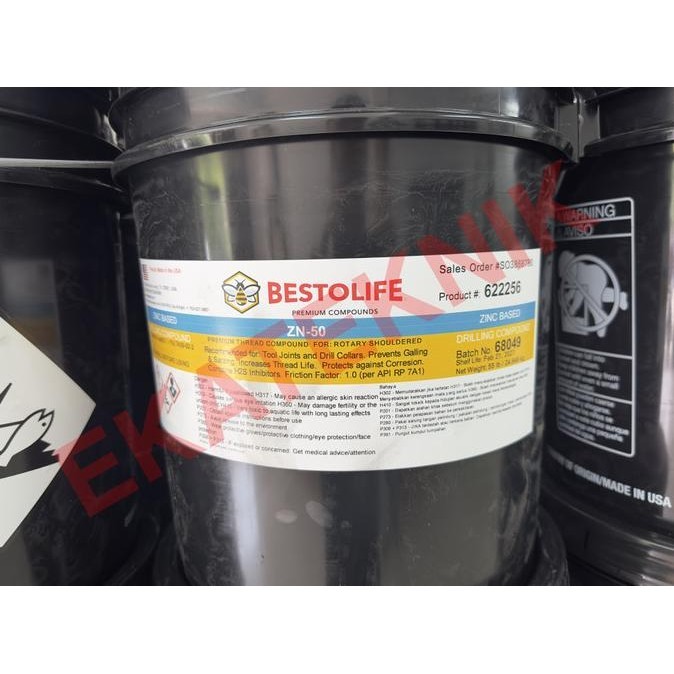 Jual Bestolife ZN-50 (ZN50) Thread Compound Grease, 55LBS (Genuine ...