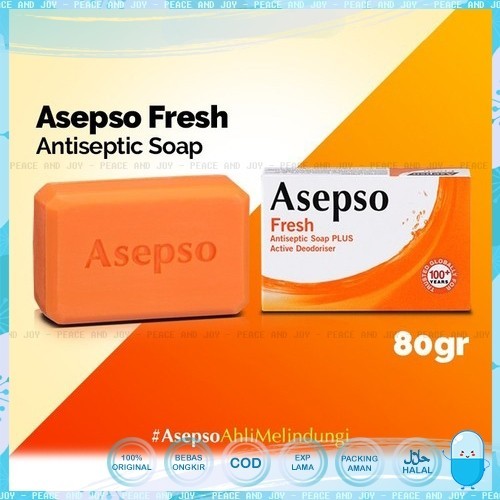 Jual SABUN ASEPSO FRESH ORANGE 80 GR UNTUK KESEHATAN KULIT MENGATASI ...