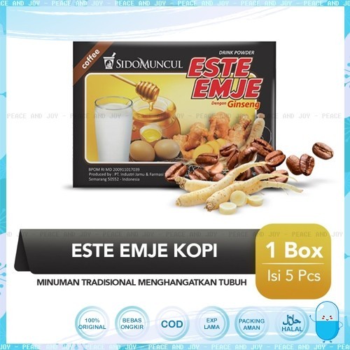 Jual ESTE EMJE DUS ISI 5 RASA KOPI STMJ SIDO MUNCUL DIJAMIN ORIGINAL ...