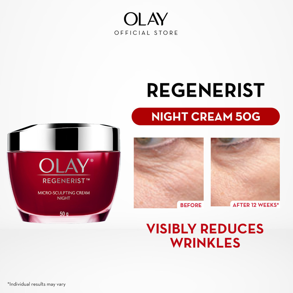 Jual Olay Regenerist Micro Sculpting Night Cream Niacinamide Skincare ...