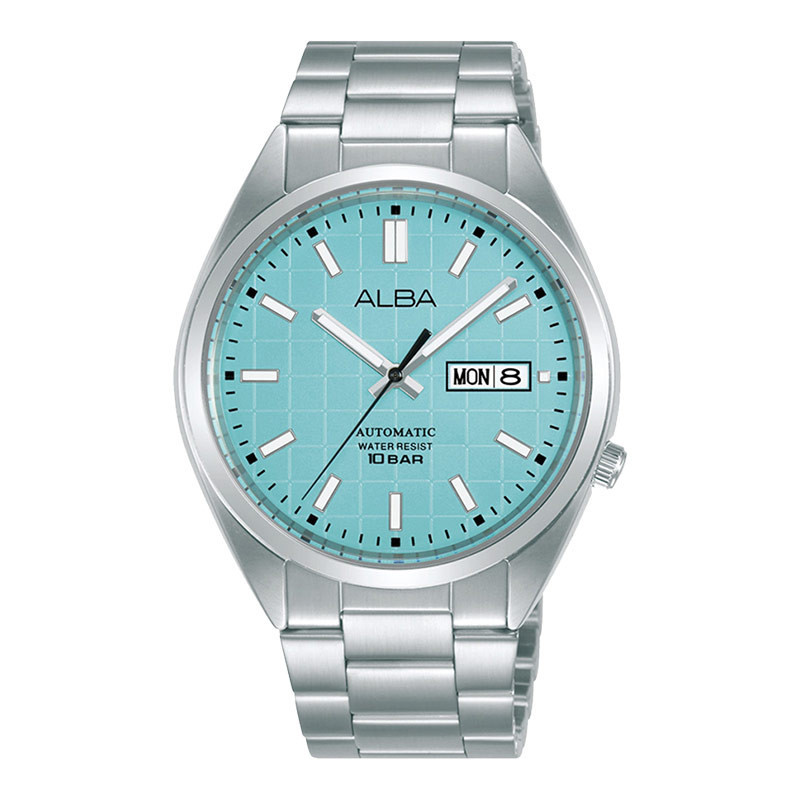 Jual Jam Tangan Pria Alba Mechanical AL4321X1 Automatic Men Light Blue ...