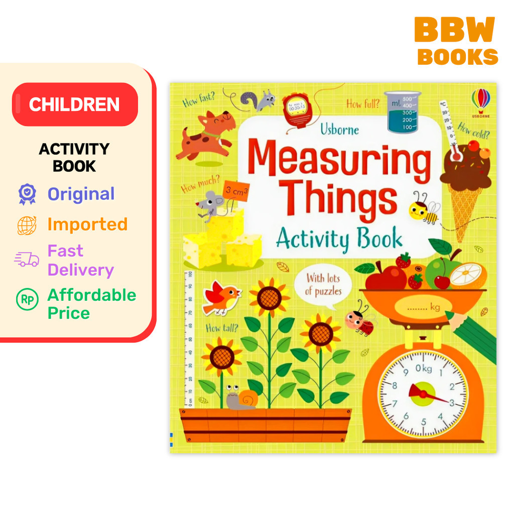 Jual USBORNE MEASURING THINGS ACTIVITY BOOK | Shopee Indonesia