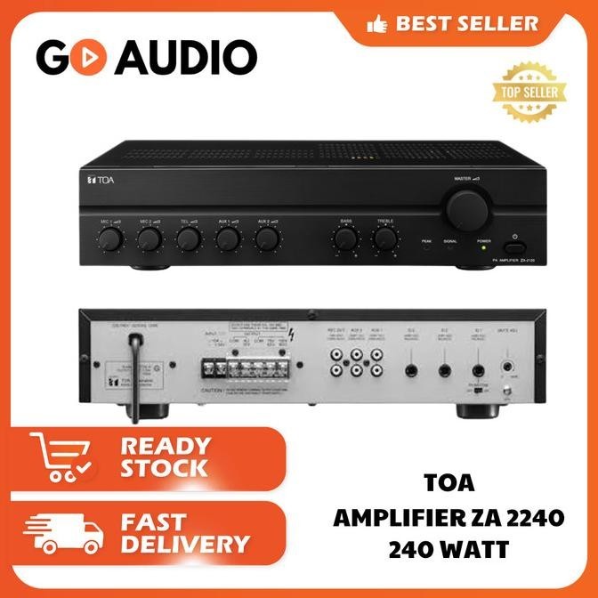 Jual Toa | Amplifier Za 2240 240 Watt Original | Amplifier Speaker ...