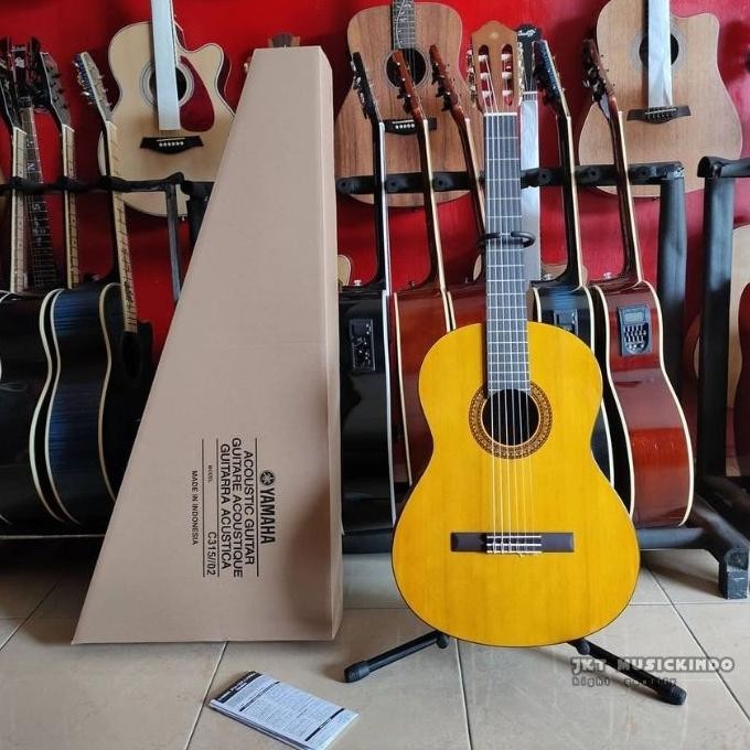 Jual Gitar guitar akustik elektrik yamaha c315 original classik senar ...