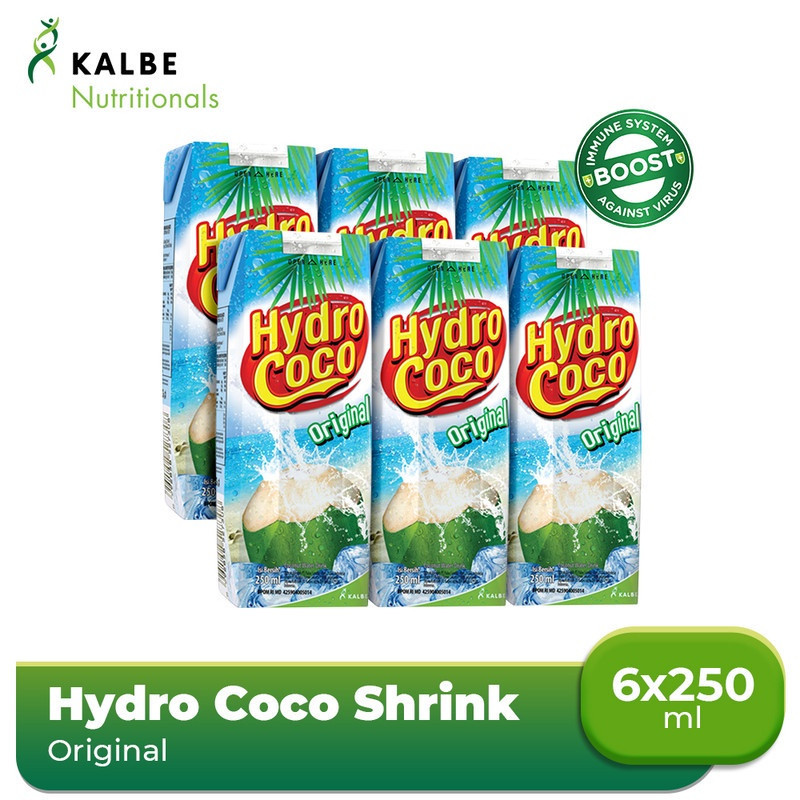 Jual Hydro Coco Kemasan 250ml - Isi 6 | Shopee Indonesia
