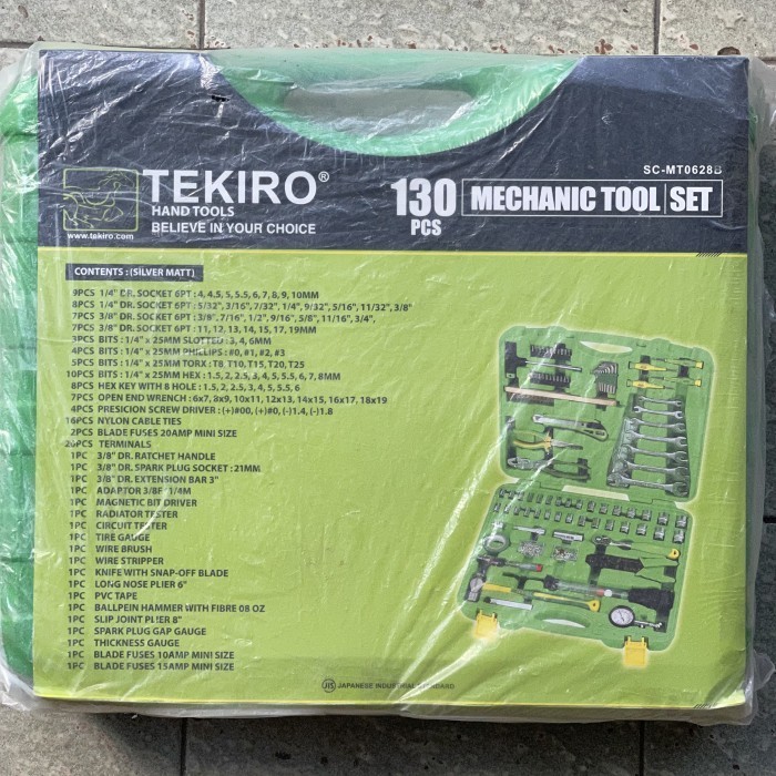 Jual Mechanic Tool Set 130 pcs TEKIRO Alat teknik set 130 pcs | Shopee Indonesia