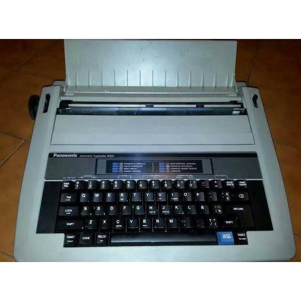 Jual Mesin Ketik Panasonic Kx-R305 -Typewriter/Elektronik Tik Listrik ...