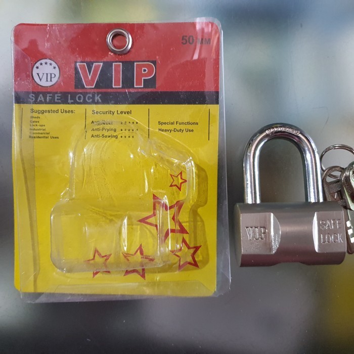 Jual gembok viro 50mm Gembok Pintu Pagar Rumah VIP | Shopee Indonesia