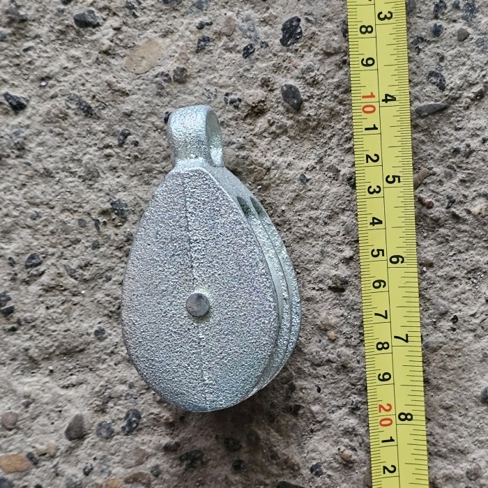 Jual Pulley/ Katrol Bendera Kerekan Burung Derek Burung 2" Double Dua ...