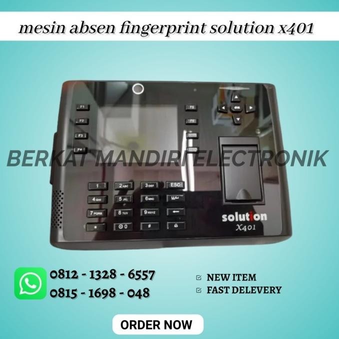Jual Mesin Absen Fingerprint Solution X401 ( Support Akes Door ...