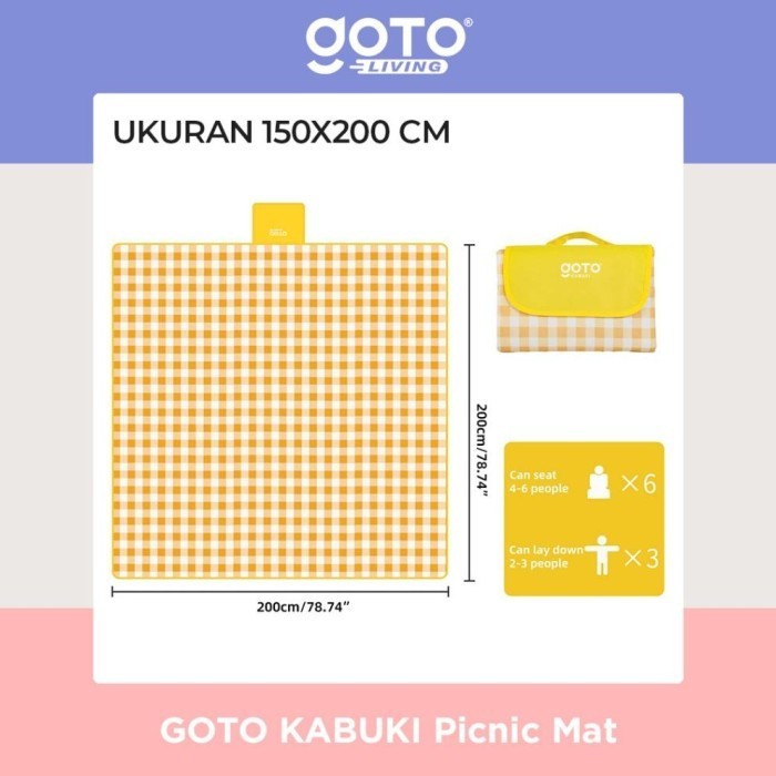 Jual Asna Goto Kabuki Picnic Mat Tikar Lipat Karpet Piknik Tebal ...