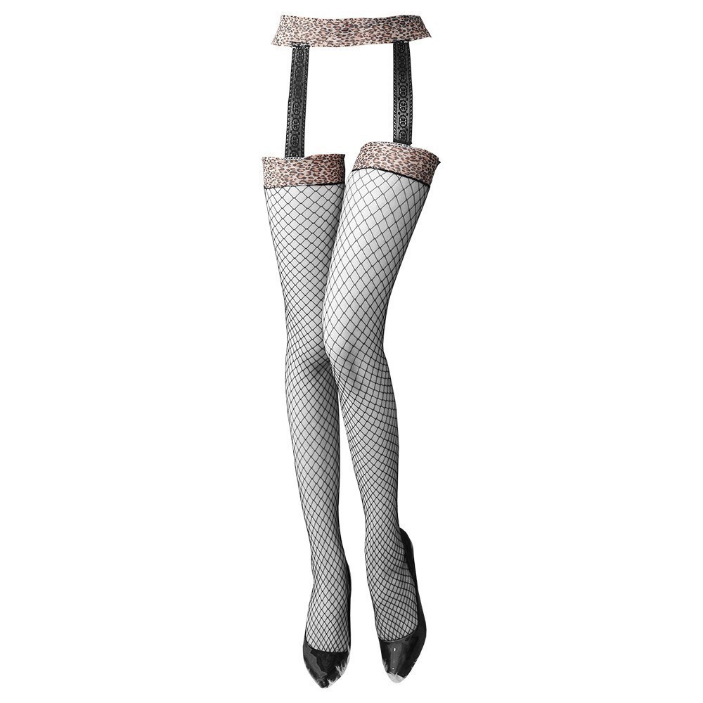 Jual S048 Kaos Kaki Stocking Overknee Sepaha Seksi Garter Fishnet ...