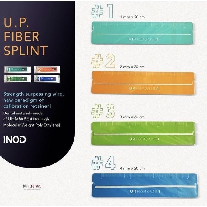 Jual KLIK DENTAL U.P Fiber Splint / Splinting Gigi / Inod Splint ...