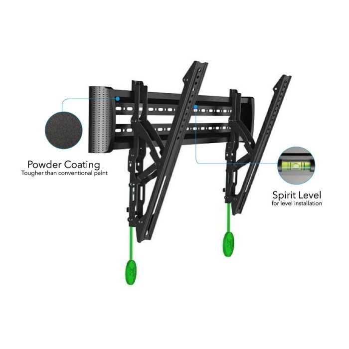 Jual Lin Bracket Monitor Tv 32-70Inch Oximus T610 Wall Mount Bracket ...