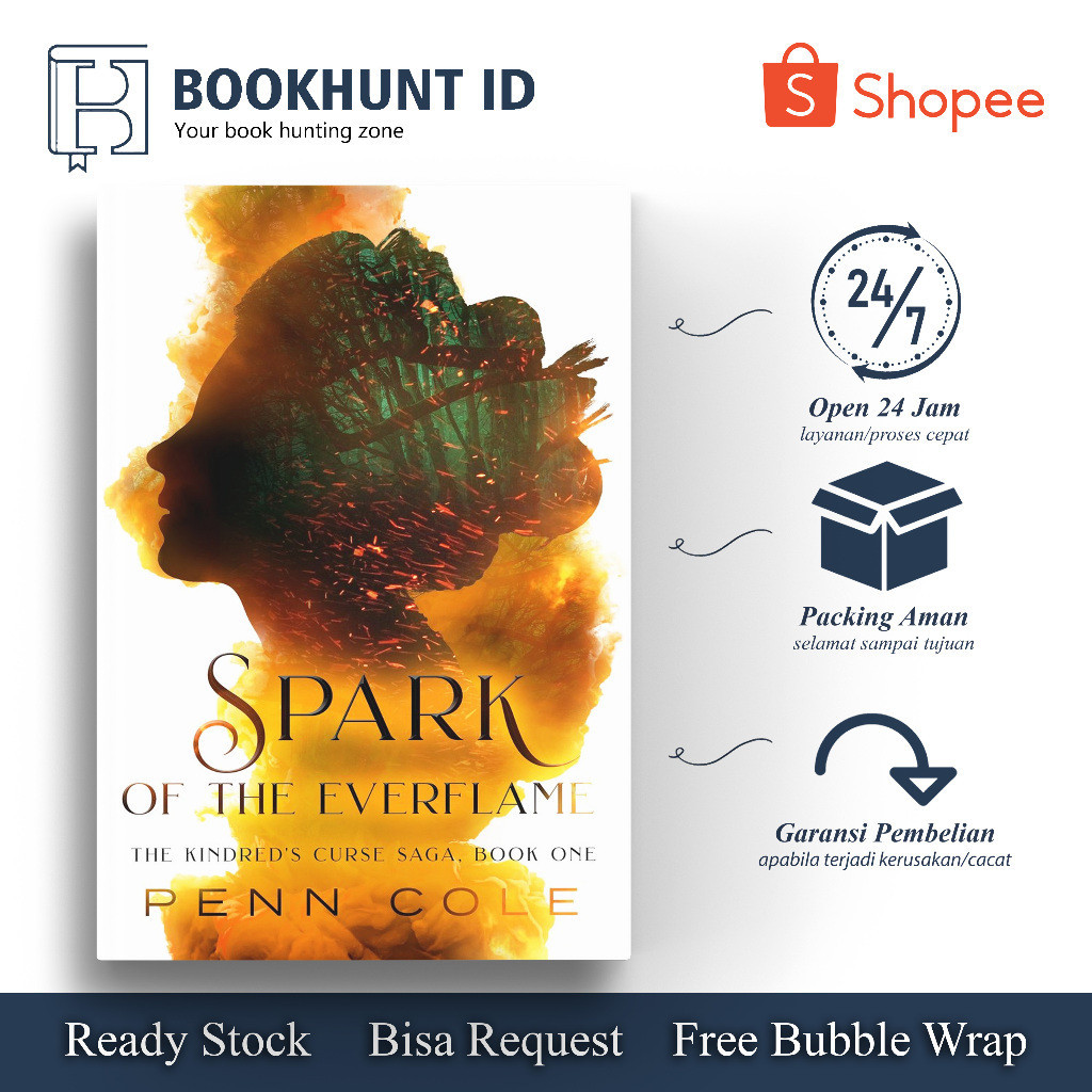 Jual Spark of the Everflame (Kindred's Curse, #1) by Penn Cole (English) | Shopee Indonesia