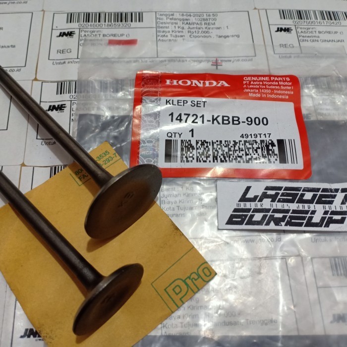 Jual Produk KLEP VALVE SET PAYUNG IN EX OUT HONDA KBB - TIGER 2000 LAMA TIREV ORI | Shopee Indonesia
