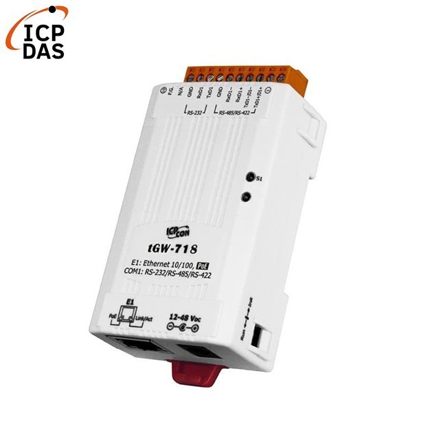 Jual Modbus Gateway Rs 485 To Tcp Ethernet Icpdas Tgw-718 Cr Ori | Shopee Indonesia