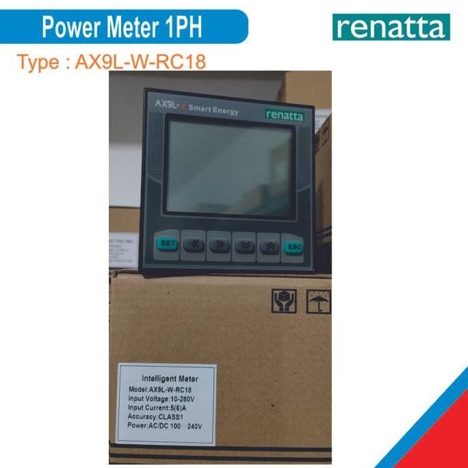 Jual Power Meter Kwh 1 Phase Modbus Rs485 Renatta | Shopee Indonesia