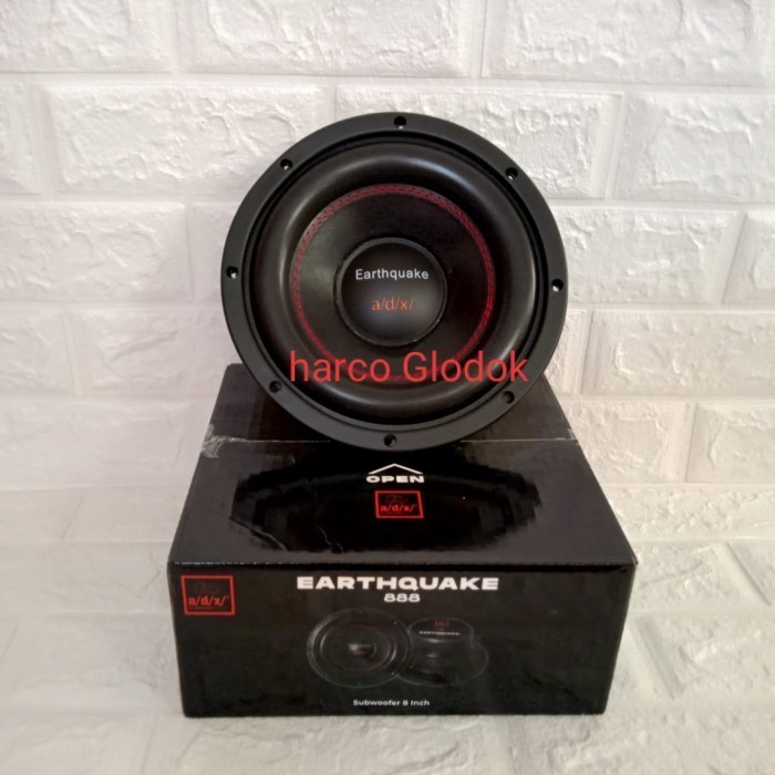 Jual SUBWOOFER ADX EARTHQUAKE 8" DOUBLE COIL EARTHQUAKE 888 BASS MANTAP | Shopee Indonesia