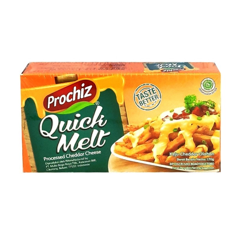Jual S25247 PROCHIZ QUICK MELT MOZZARELLA KEJU 160GR KOTAK MAJU BERSAMA ...
