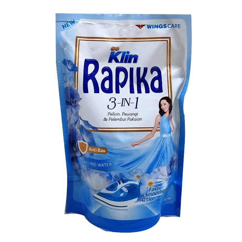 Jual S59557 RAPIKA 3IN1 SPARKLING WATER BIRU PELICIN PAKAIAN 400ML ...