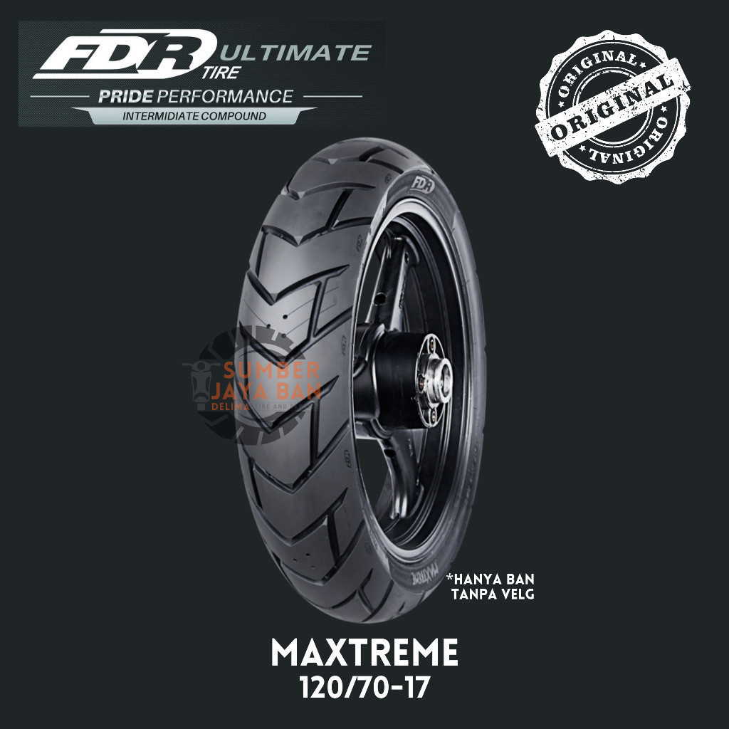 Jual FDR Ultimate MAXTREME 120/70-17 Ring 17 120/70 Tubeless Tubles ...