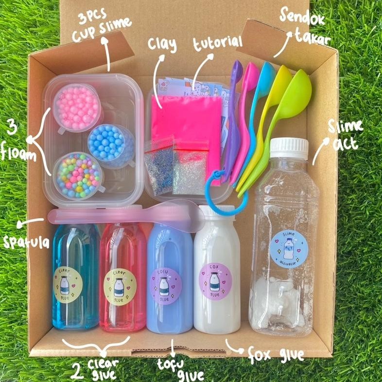 Jual VIRAL SLIME KIT LENGKAP JUMBO BY NEWBEAUTIFULSLIME TOFU SLIME ...