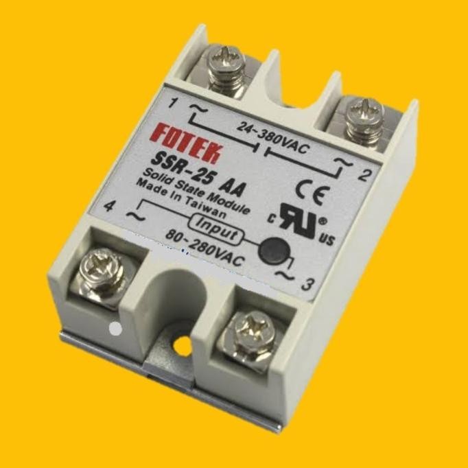 Jual Solid State Relay Ssr-25Aa/80-250Vac In/24-380Vac Out Ac To Ac Termurah | Shopee Indonesia