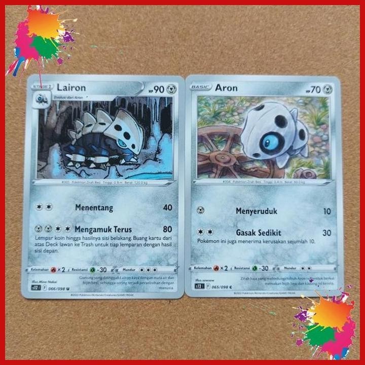 Jual [GWM] LAIRON ARON 065 066/098 POKEMON INDONESIA PEMICU PARADIGMA ...