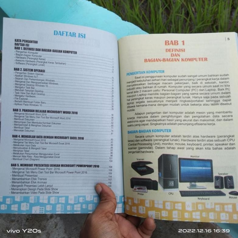 Jual BISA COD Buku panduan praktik dasar komputer untuk pemula tebal ...