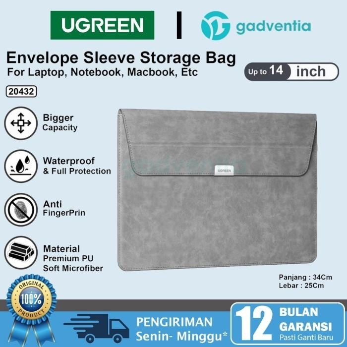 Jual UGREEN TAS LAPTOP NOTEBOOK MACKBOOK IPAD AIR PRO SLEEVE BAG ...