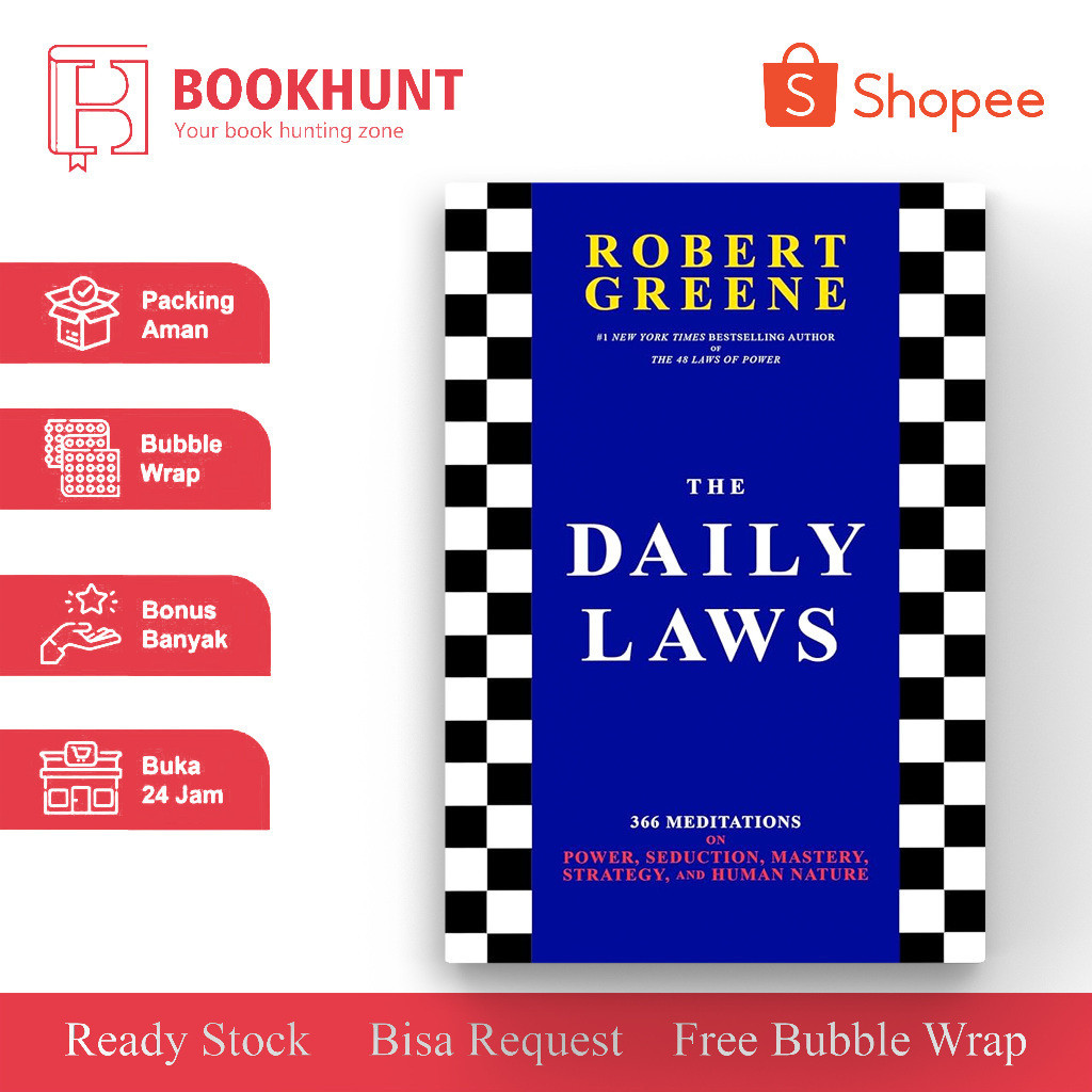 Jual The Daily Laws by Robert Greene by Robert Greene (English ...