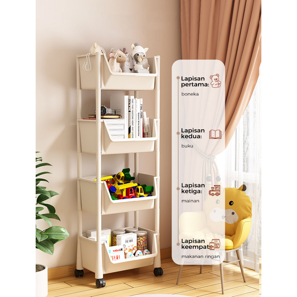 Jual Homes Rak Susun Serbaguna Rak Trolley Susun Rak Serbaguna ...