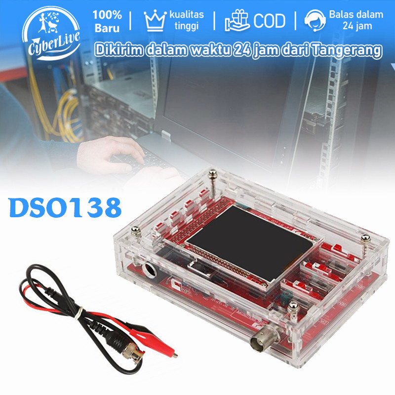 Jual Original Dso 138 Oscilloscope Kit Open Source With Probe 2.4" Tft ...