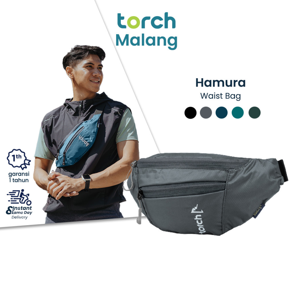Jual TORCH Hamura Tas Pinggang Selempang Ringan Anti Air Pria Wanita ...