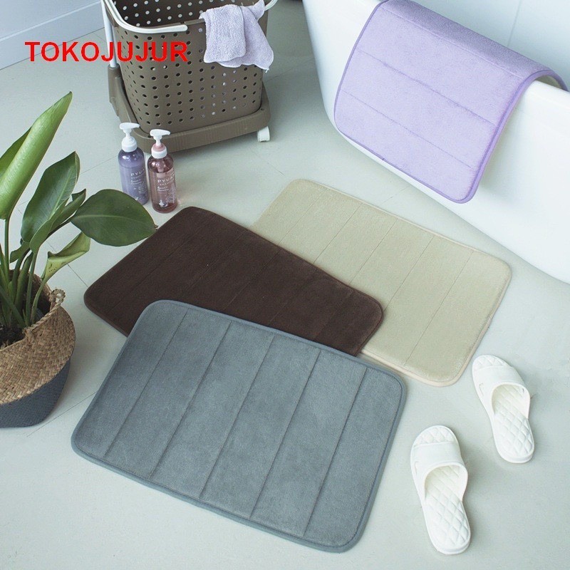Jual TOKOJUJUR KESET KAKI ANTI SLIP BAHAN MEMORY FOAM KESET KAMAR MANDI ...