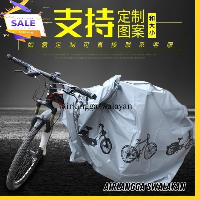 Jual COVER SARUNG PELINDUNG SEPEDA DAN MOTOR MATIC - UV-2000 - GRAY ...