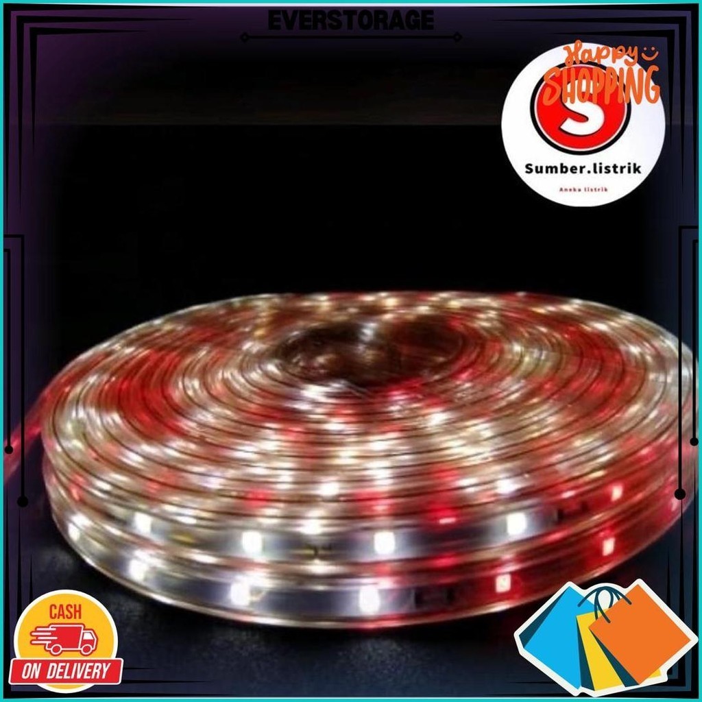 Jual Lampu Selang Rgb 2835 9M/10M/3528 Warna Warni /Lampu Strip /Tumblr ...