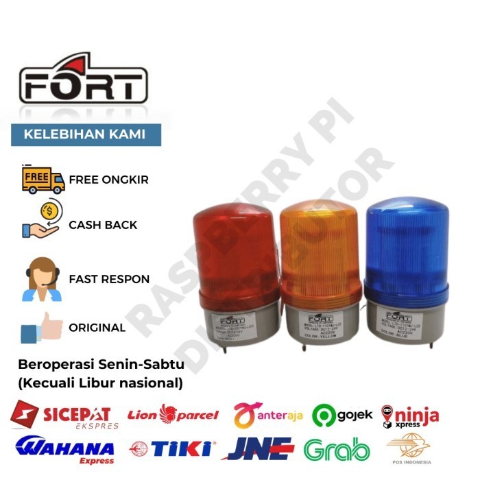 Jual Produk FORT WARNING LIGHT ( LAMPU LED ) WITH BUZZER LTD-1101MJ 4 ...