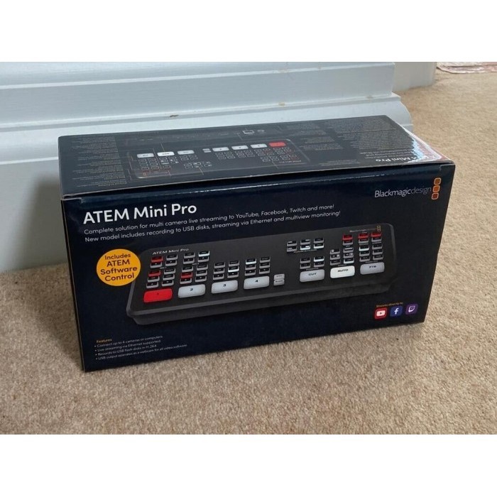 Jual Blackmagic Design Atem Mini Pro Hdmi Live Stream Switcher | Shopee ...