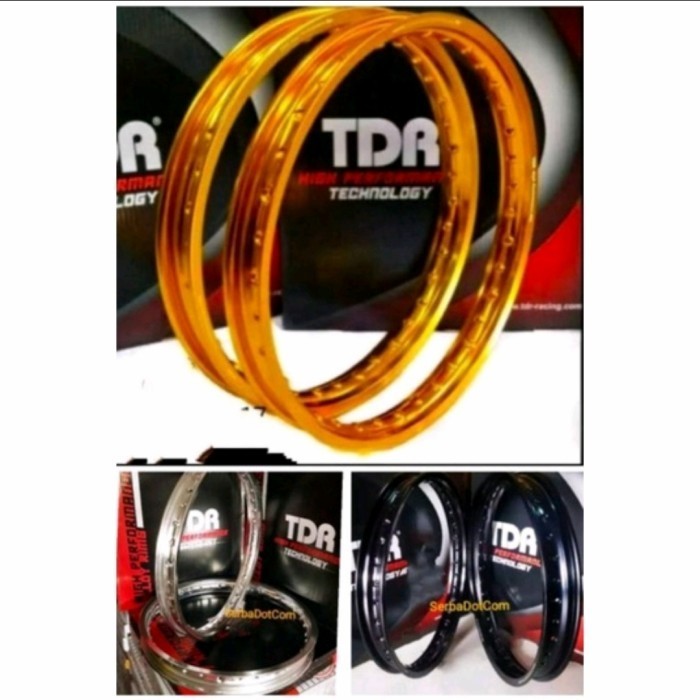 Jual Velg Tdr W Shape 185 Ring 17 Gold Silver Black Original Not Tk ...