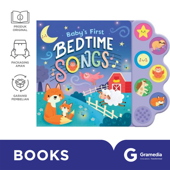 Jual 6 Button Sound Books: Baby`S First Bedtime Songs | Shopee Indonesia