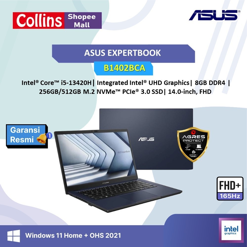 Jual ASUS Expertbook B1402CBA Intel Core i5 1235U RAM24GB SSD1TB 14 ...
